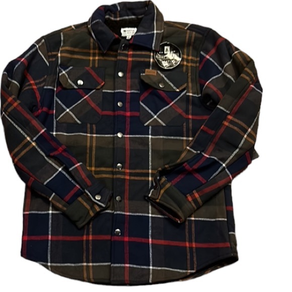 Matix | Jackets & Coats | Matix Mens Matix Mens Crest Flannel Sherpa ...